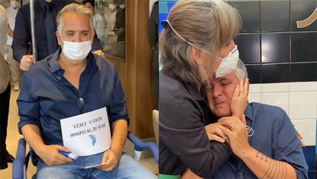 Orlando Morais recebe alta e se emociona ao deixar hospital - Jornal Opção Orlando Morais recebe alta e se emociona ao deixar hospital - Jornal Opção