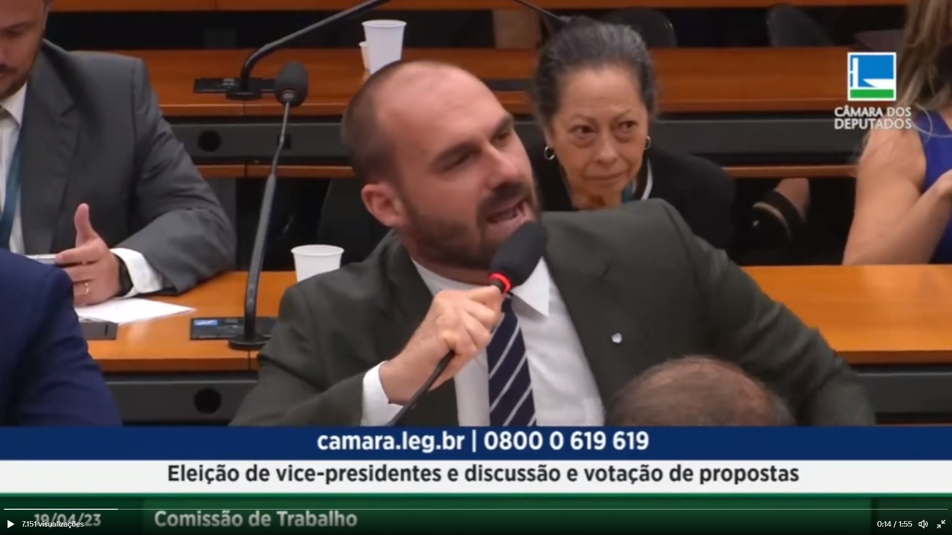 “te Enfio A Mão Na Cara E Perco O Mandato” Diz Eduardo Bolsonaro A
